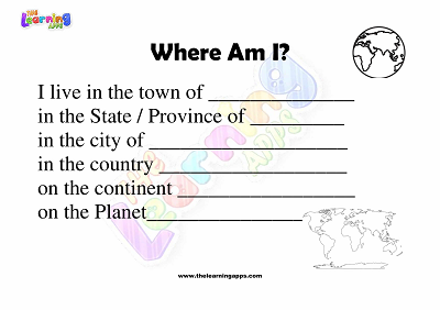 Download Free Continents Countries States Cities Worksheets
